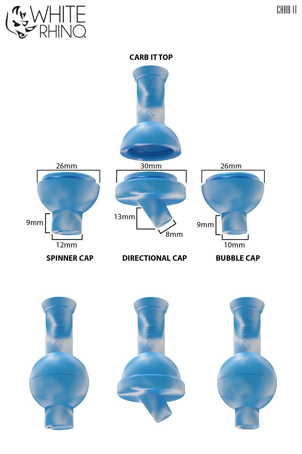 Silicone Carb Cap | Carb Cap for Banger – White Rhino Products