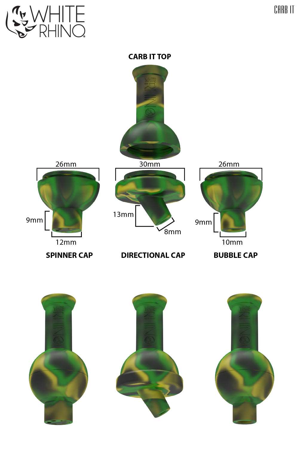 Banger Cap Silicone – White Rhino Products