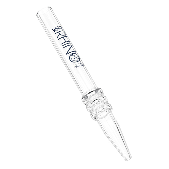 Quartz Glass Dab Straw | Dab Straws Glass – White Rhino Products