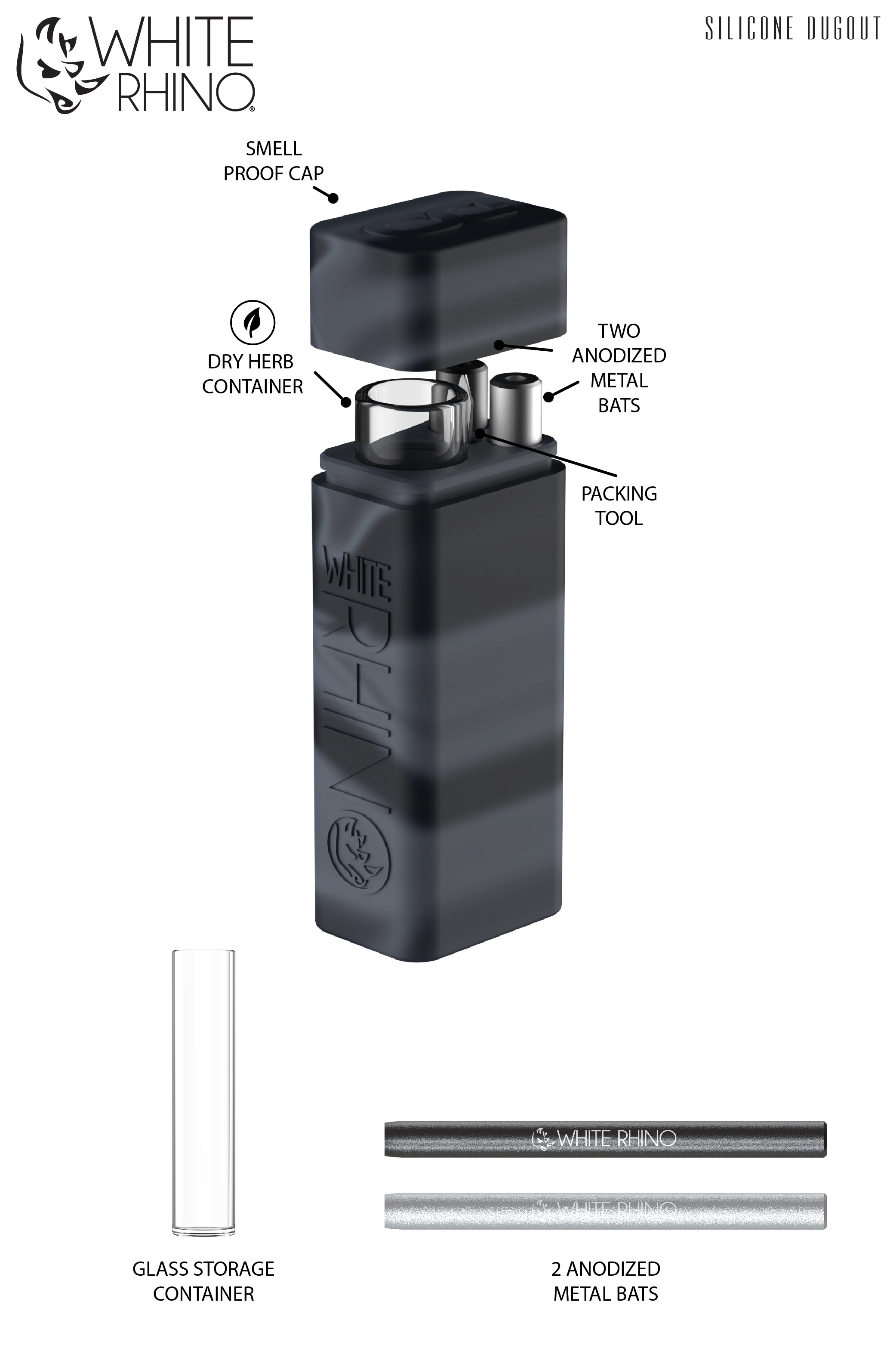Dugout One Hitter – White Rhino Products