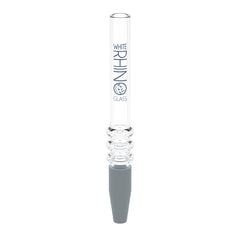 White Rhino Glass Chillums | Glass Steam Roller | Glass Tips – White ...