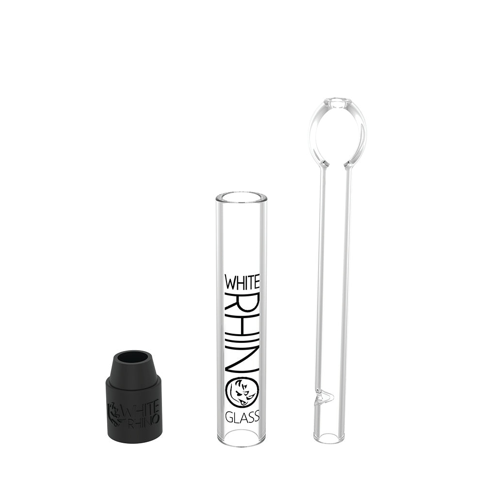 Glass Blunt Pipe | Glass Blunt Slider – White Rhino Products